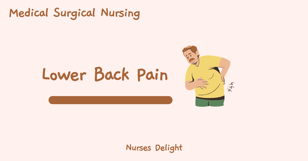 Lower Back Pain - Nursing Care Management
