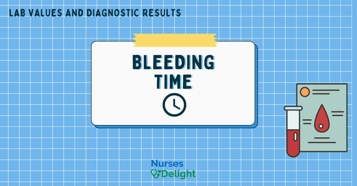 Bleeding Time - Nurses Delight | Comprehensive Nursing Education Resources